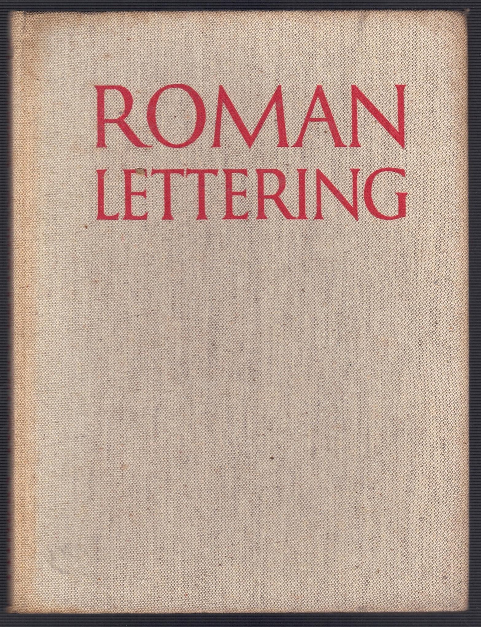 Roman Lettering – Hellenic Bookservice